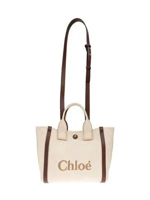 Chloé Carry Small Tote Bag - Cream