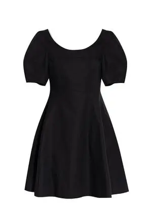 Theory Cotton Mini Dress - Black