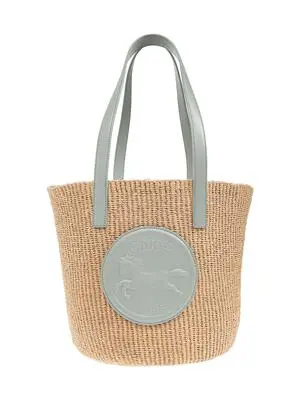Chloé Horse Medal Large Shopper Bag - Beige