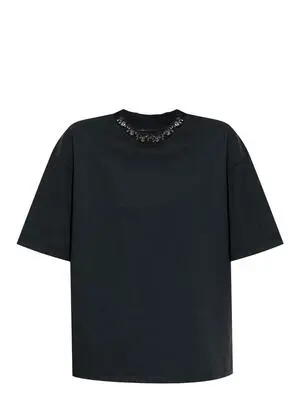 Golden Goose Embellished T-shirt - Navy Blue