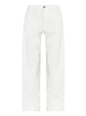 JIL SANDER Jeans With Decorative Finish - White