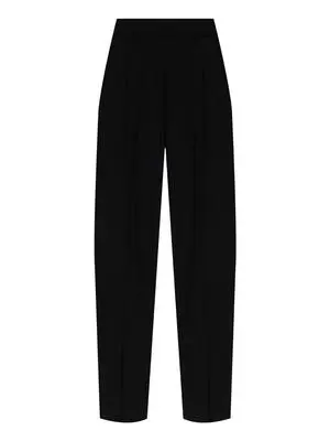 FORTE_FORTE Creased “vela” Trousers - Black