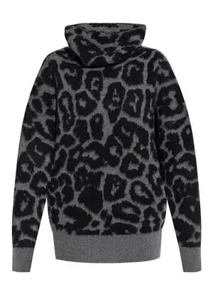 Stella McCartney Animal Motif Turtleneck - Grey