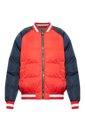 Balmain Reversible Insulated Bomber Jacket - Red