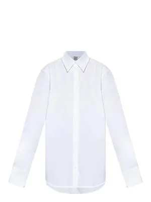 TOTEME Oversized Organic Cotton Shirt - White