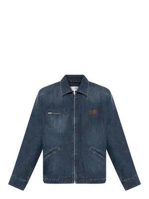 MAISON MARGIELA Denim Jacket - Navy Blue