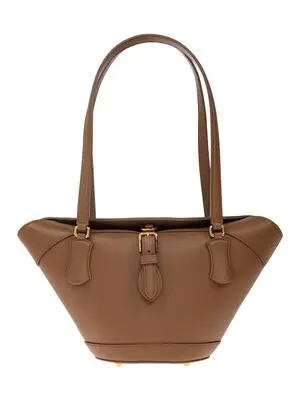 Dolce & Gabbana Leather Shoulder Bag - Brown