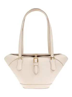 Dolce & Gabbana Leather Shoulder Bag - Cream