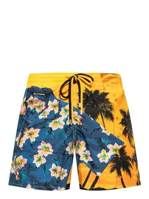 Palm Angels X Vilebrequin Swim Shorts - Multicolour