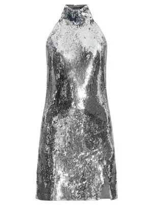 Balmain Sequin Mini Dress - Silver