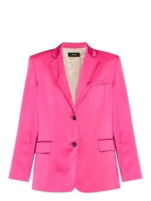 Theory Satin Blazer - Pink