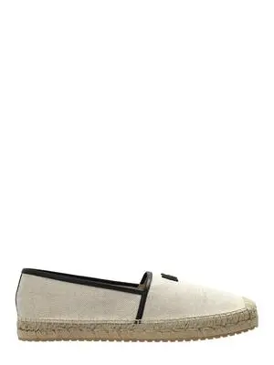 Dolce & Gabbana Espadrilles With Embroidered Logo - Cream