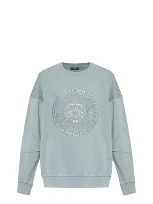 Balmain Logo Sweatshirt - Grey