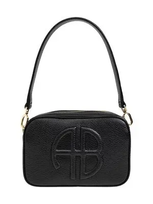 ANINE BING Logo Shoulder Bag - Black