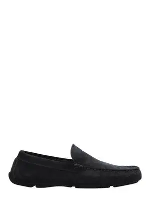 JIMMY CHOO Suede Loafers - Navy Blue