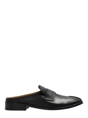 MAISON MARGIELA Leather Mules - Black
