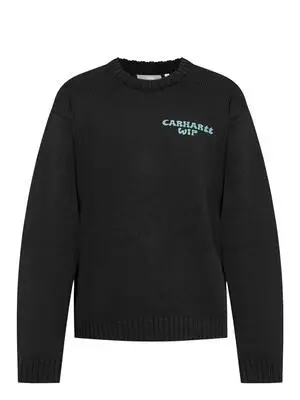 Carhartt Work In Progress Logo Sweater - Black