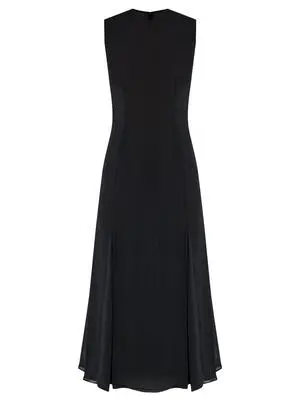 Dolce & Gabbana Sleeveless Midi Dress - Black
