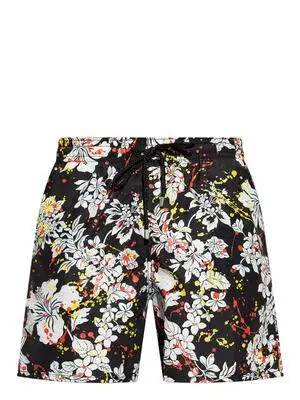 Palm Angels X Vilebrequin Tropical Print Beach Shorts - Multicolour
