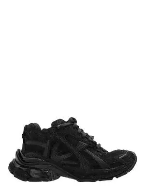 Balenciaga Runner Sneakers With Crystals - Black