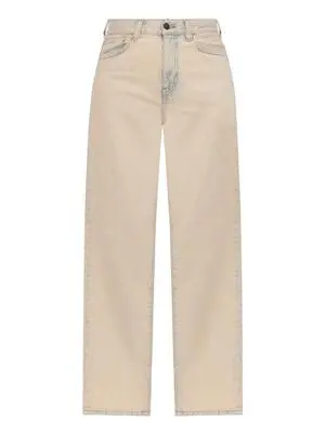 Carhartt Work In Progress High-waisted Boyfriend Jeans - Beige