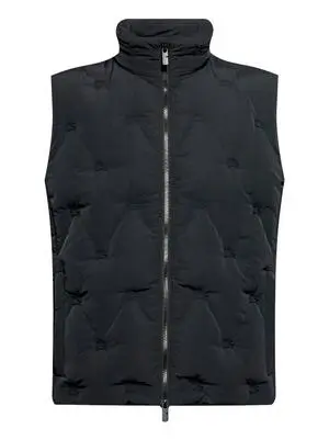 Burberry Quilted Technical Fabric Vest - Black