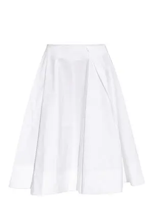 Jacquemus Flared Mid-length Skirt - White