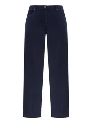 Etro Straight-leg Trousers - Navy Blue