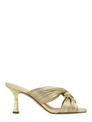 Michael Kors Alessia Heeled Mules - Gold