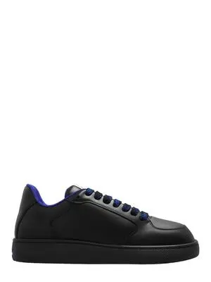Burberry Leather Low-top Sneakers - Black