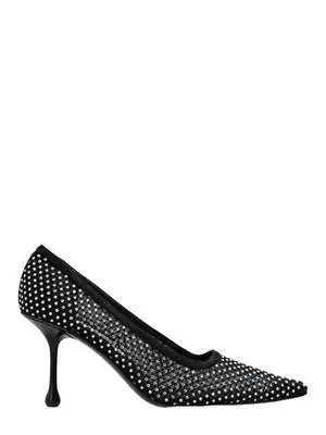 JIMMY CHOO Ixia Crystal-embellished Stilettos - Black