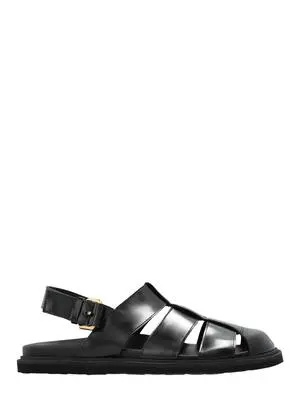 Moschino Leather Sandals - Black