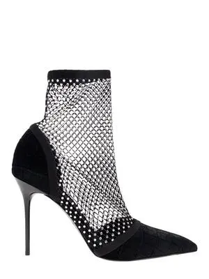 Balmain Heeled Ankle Boots - Black