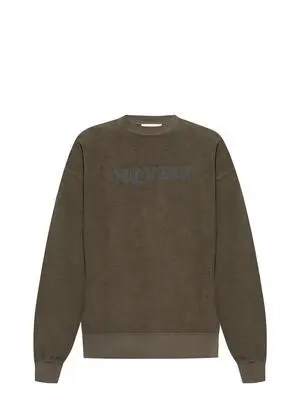 Alexander McQueen Sweatshirt With Embroidered Logo - Green