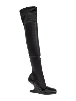 Rick Owens Heeled Over-the-knee Boots - Black