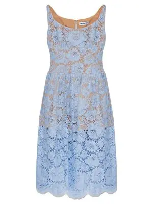SELF-PORTRAIT Lace Dress - Light Blue