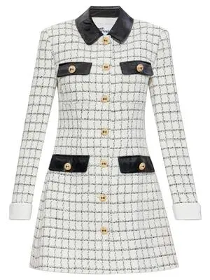 SELF-PORTRAIT Tweed Dress - Cream