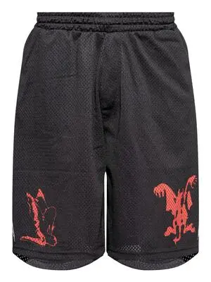 44 LABEL GROUP Perforated Shorts