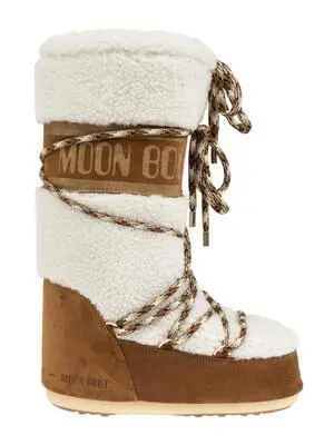 Moon Boot Icon Shearling Snow Boots - Brown