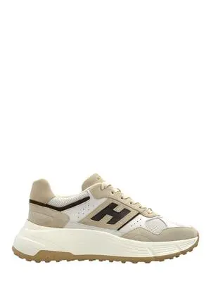 Hogan Hyperlight Leather Sneakers - Beige