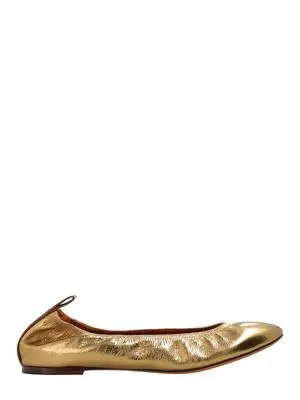 LANVIN Leather Ballet Flats - Gold
