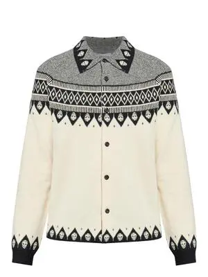 Alexander McQueen Wool Cardigan - Cream