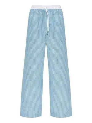 Acne Studios Striped Wide-leg Trousers - Blue