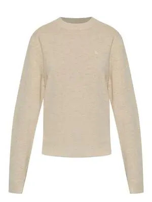 Acne Studios Wool And Yak Mélange Sweater - Beige