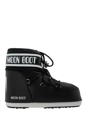 Moon Boot Icon Low Nylon Snow Boots - Black
