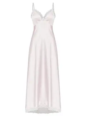 LoveShackFancy Manuela Slip Dress - Pink