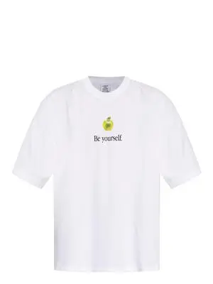 Vetements Printed T-shirt - White
