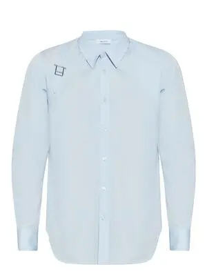 Alexander McQueen Cotton Shirt - Light Blue
