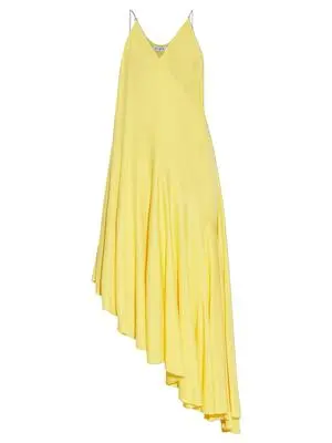 Alaïa Ruffled Dress - Yellow