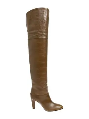 Chloé Eve Heeled Boots Brown